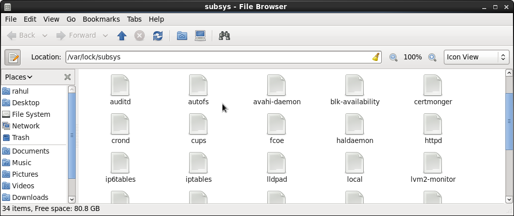 Use of subsystem lock files in init script | Linux Explore